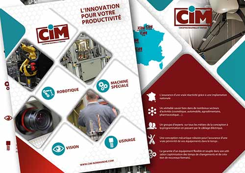 Réalisation de dépliants et plaquettes commerciales pour votre ...